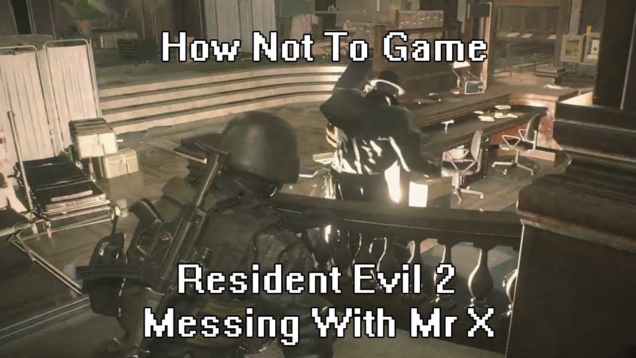 Resident Evil 2 Remake - Messing with Mr X - YouTube