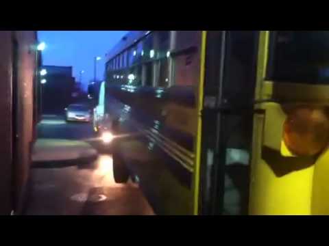 Towing a school bus - YouTube