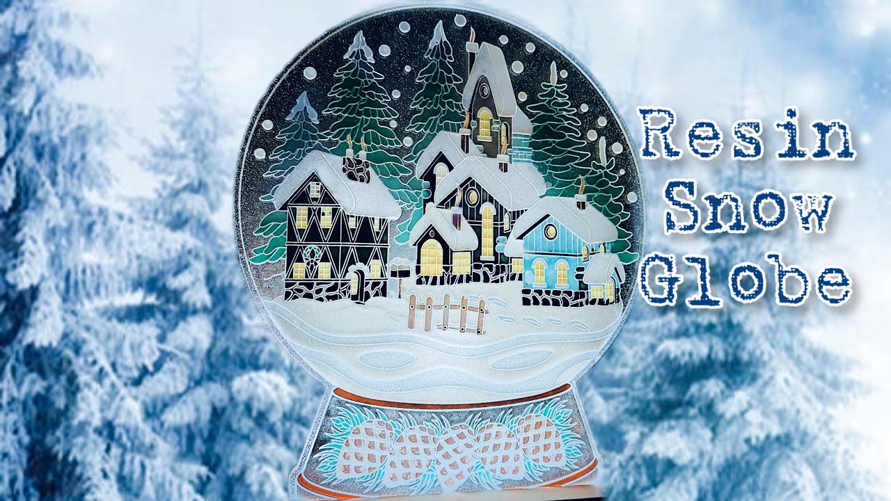 How to make an Epoxy Resin Snow Globe - YouTube