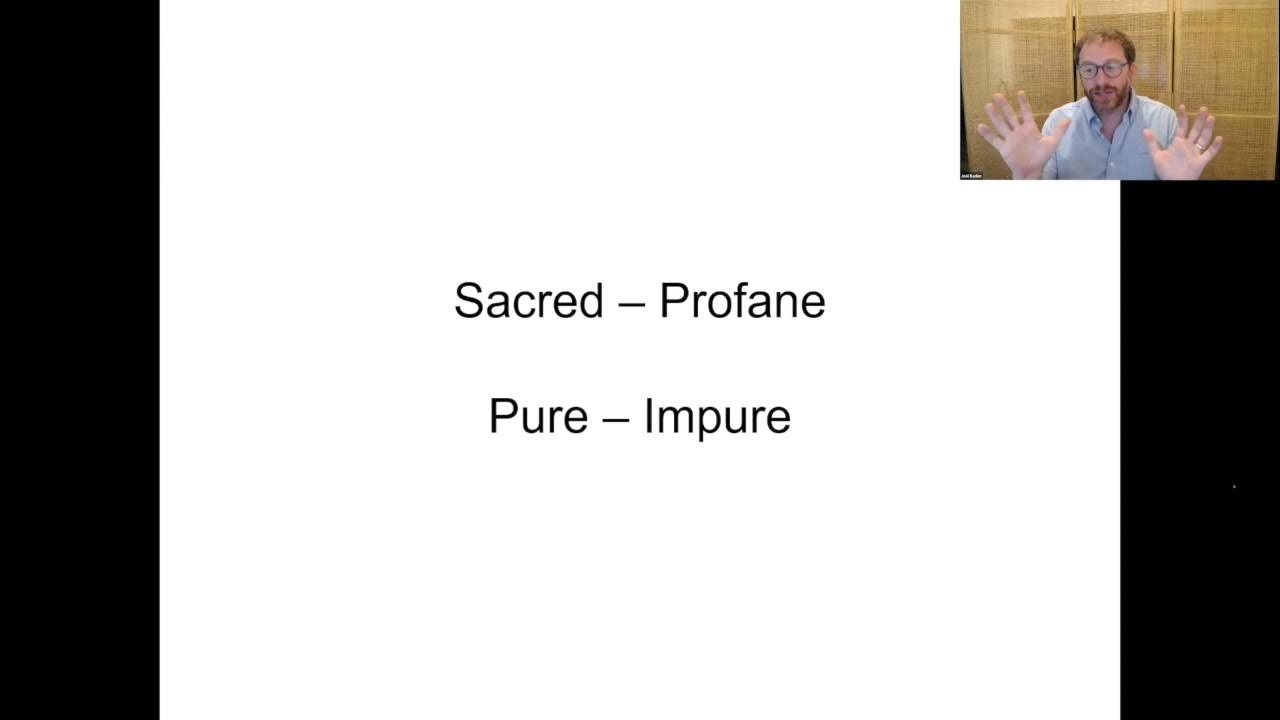 Leviticus, Numbers, and Deuteronomy - Sacred-Profane/Pure-Impure - YouTube