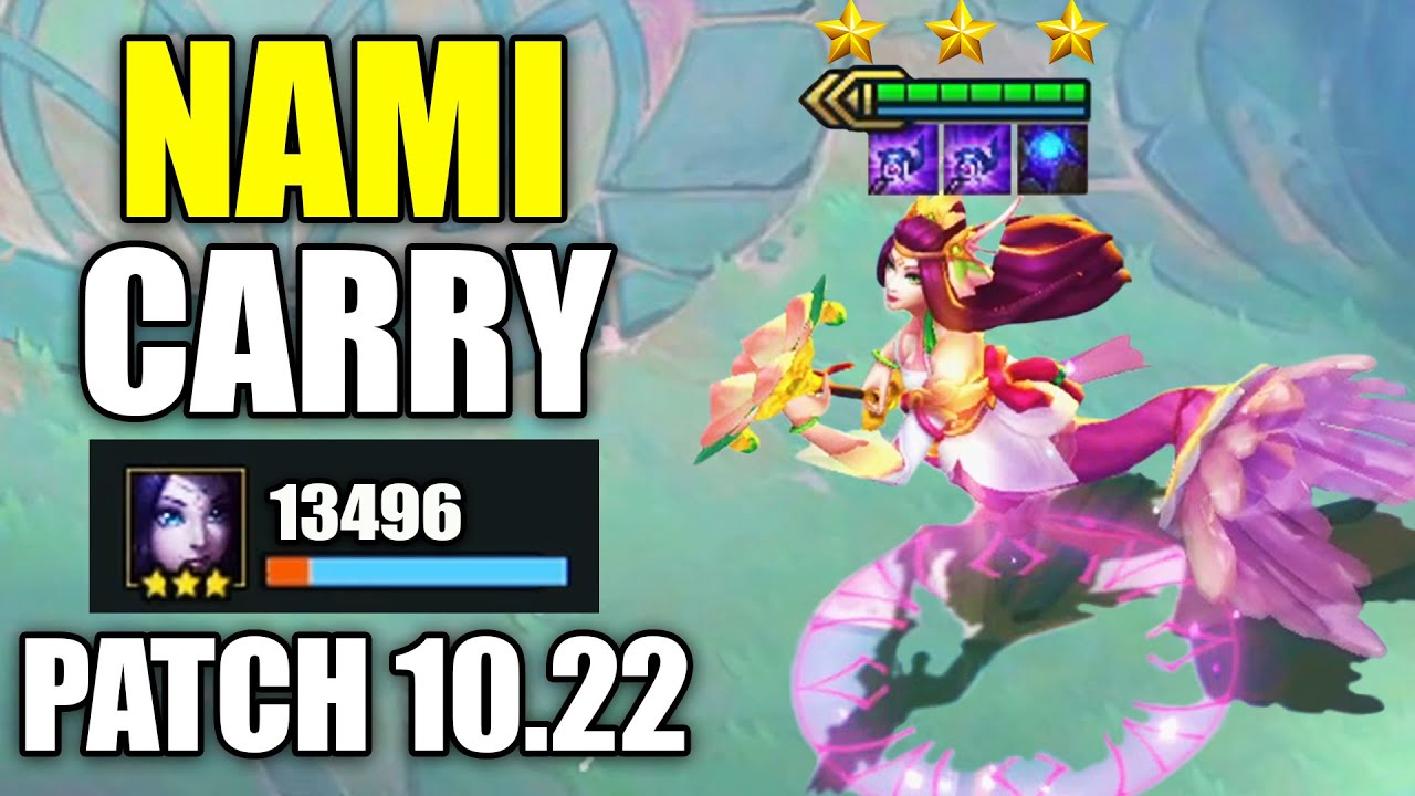 NAMI CARRY ⭐⭐⭐ Blue Buff double Luden Nami carry with 6 and 9 mage ...