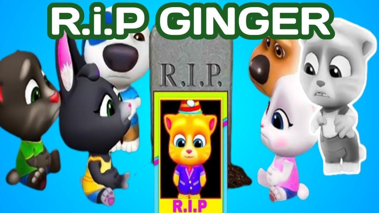 My talking Tom friends -AMONG US- R.I.P Ginger sad video - YouTube