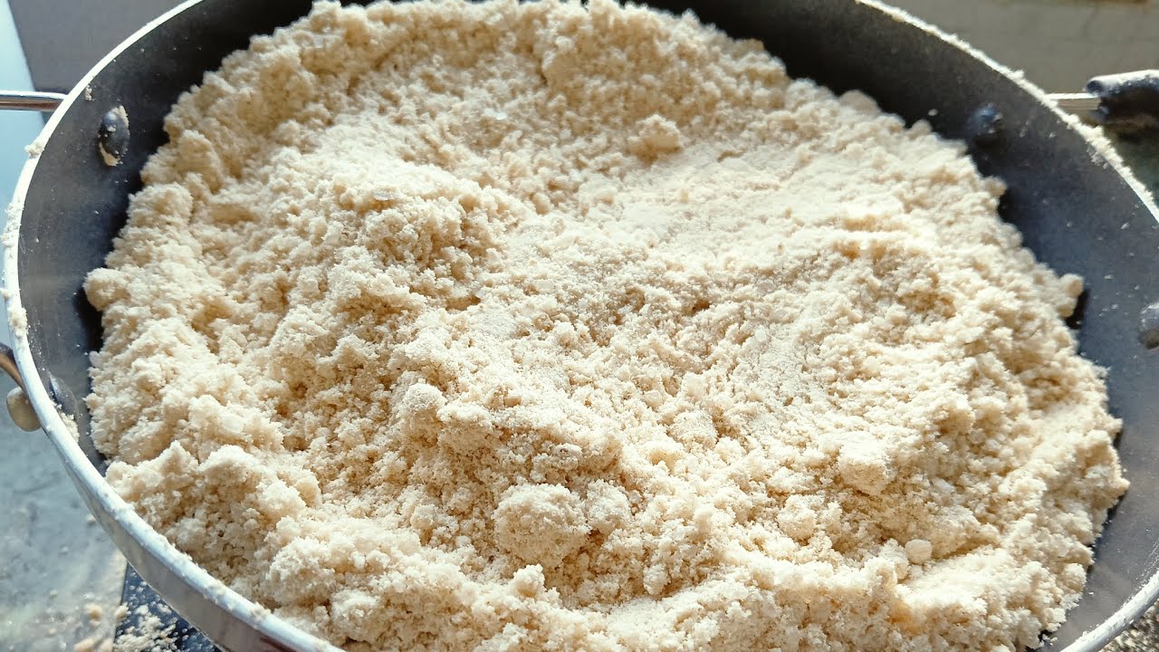 solah Somwar vrat Prasad aata ka churma recipe #trending #viralvideo ...
