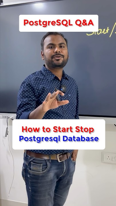 How To Start And Stop Postgresql Database Postgresql Interview Questions And Answers Ankush