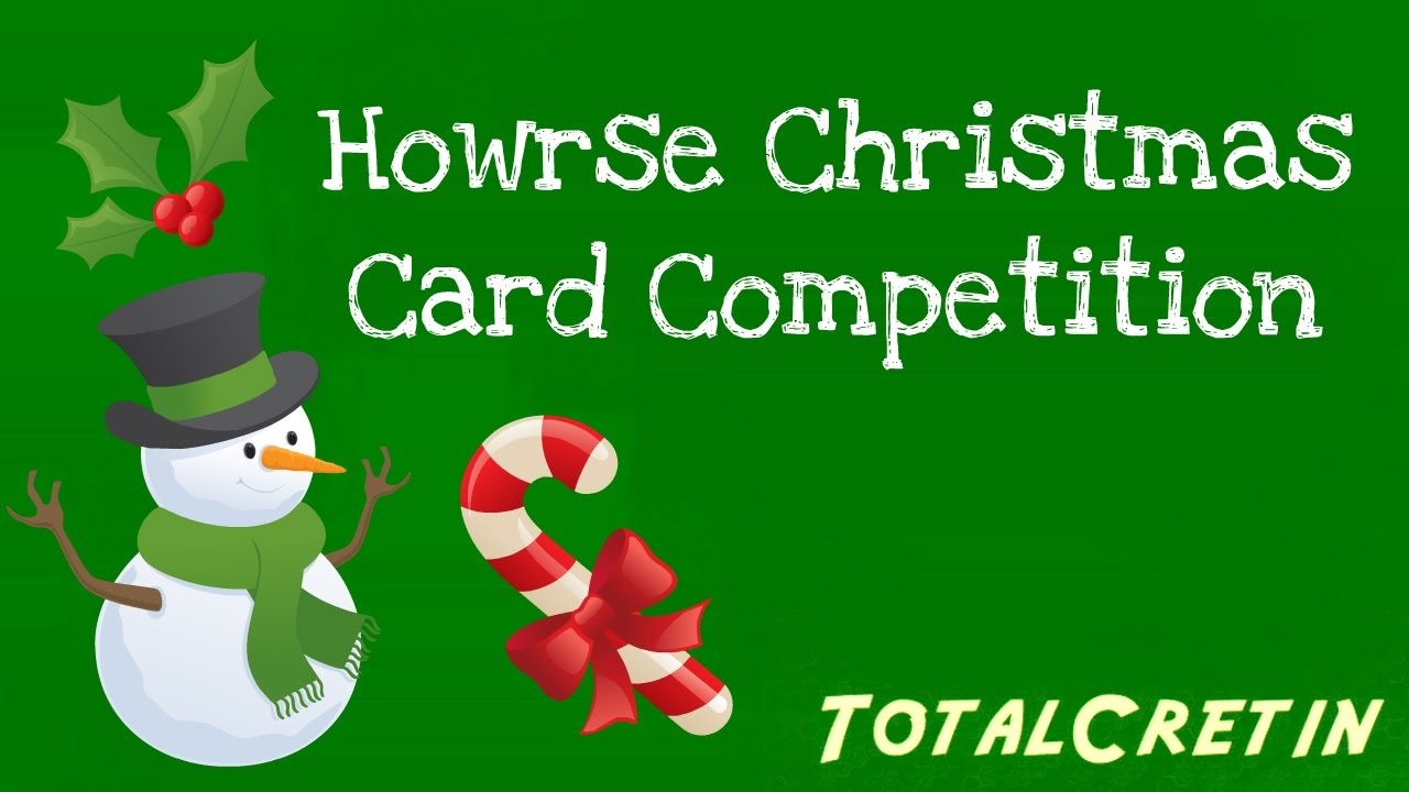 Howrse Christmas Card Competition - Irish Howrse Byte - YouTube