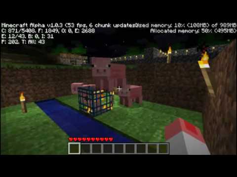 Infdev/Alpha house (Minecraft) - YouTube