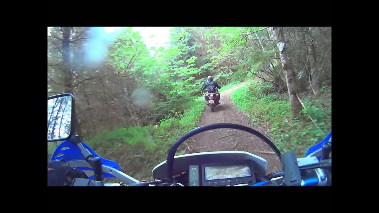 Trail riding on my KLR 650 - YouTube