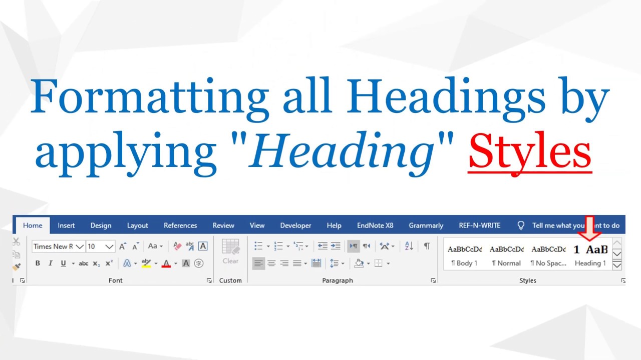 02 Automatically Applying Numbers To Headings And Chapters 02-automatically-applying-numbers-to-headings-and-chapters