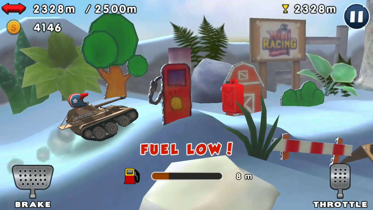 Mini Racing Adventure ( Frozen Hill ) Android GAMEPLAY - YouTube