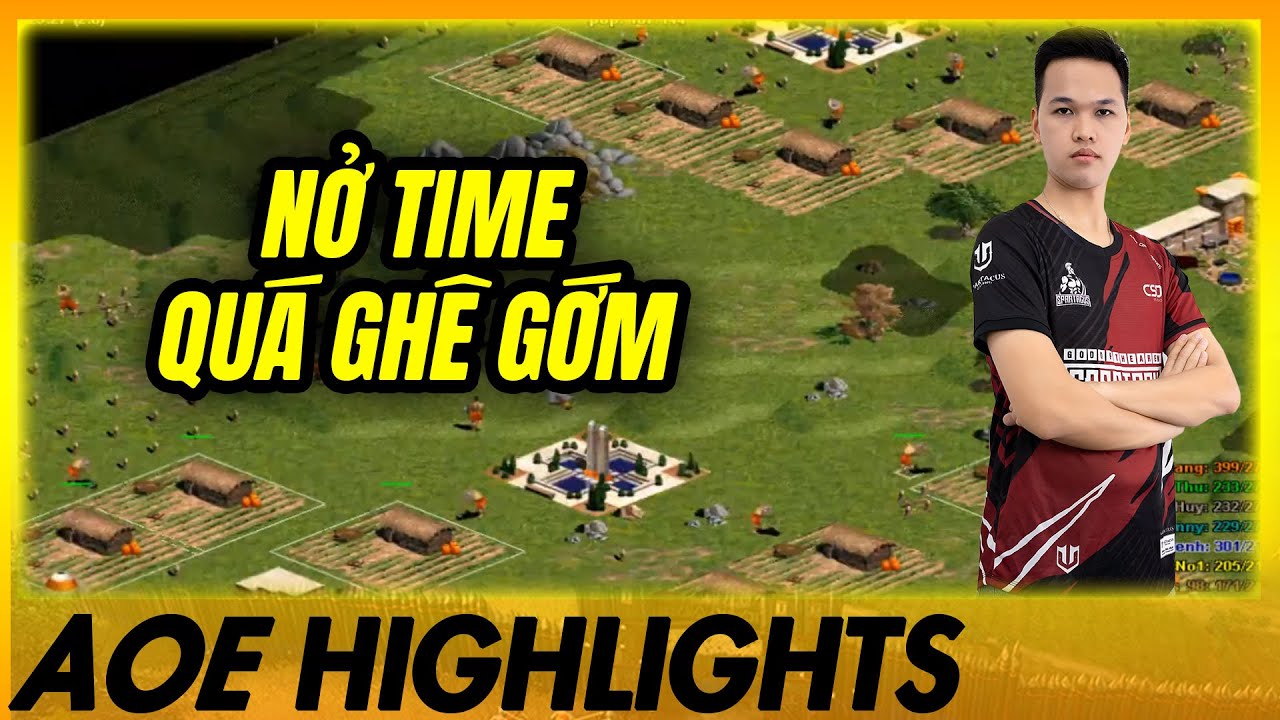 Nhìn Chim Sẻ Đi Nắng NỞ TIME BẬT 4 mà đối thủ chán luôn | AoE ...