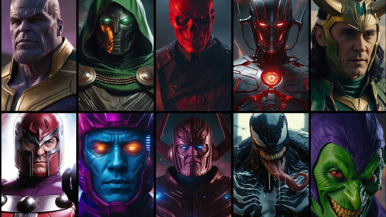 Marvel Villains AI Art Showcase - YouTube