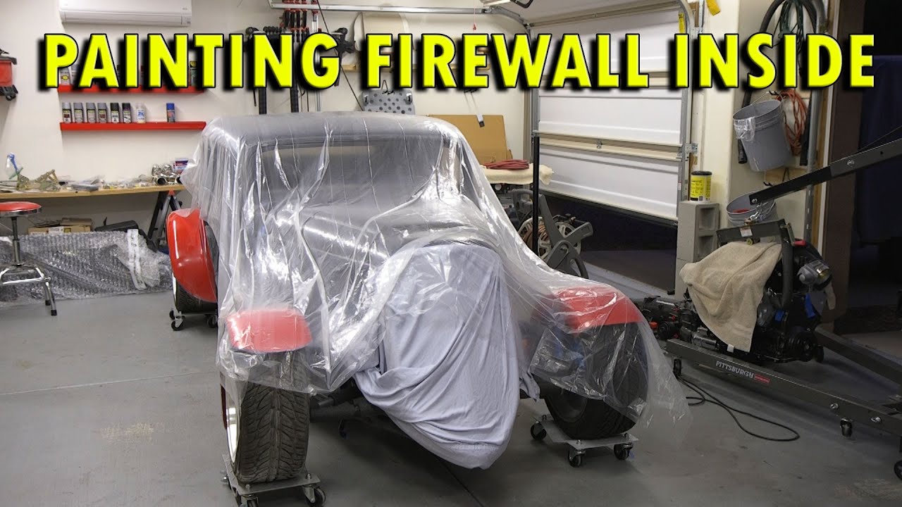 Factory Five 33 Hot Rod V2 - Painting Color On The Firewall - YouTube