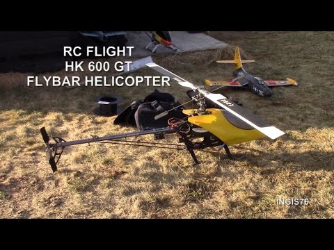 RC FLIGHT HK 600 GT FLYBAR HELICOPTER NITTEDAL NORWAY - YouTube