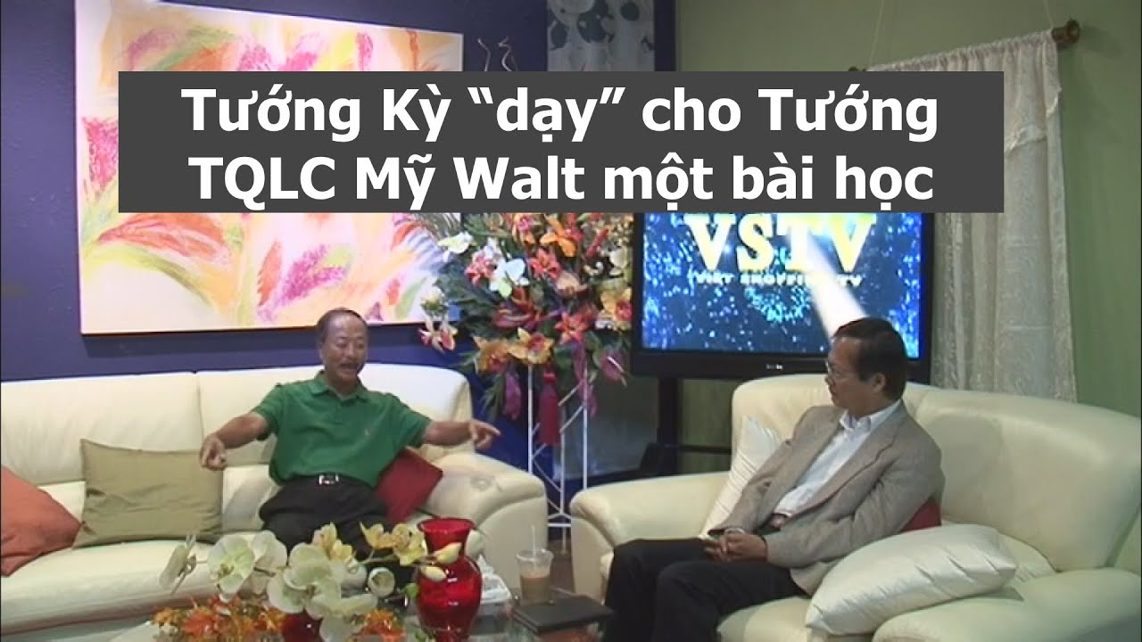 Tướng Kỳ “dạy” cho Tướng Mỹ Walt, Tư lệnh TQLC một bài học - YouTube
