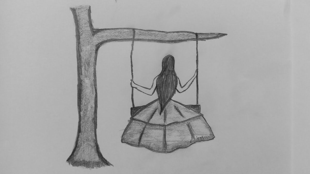 Easy drawing for beginners||pencil sketch||how to draw easy pencil ...