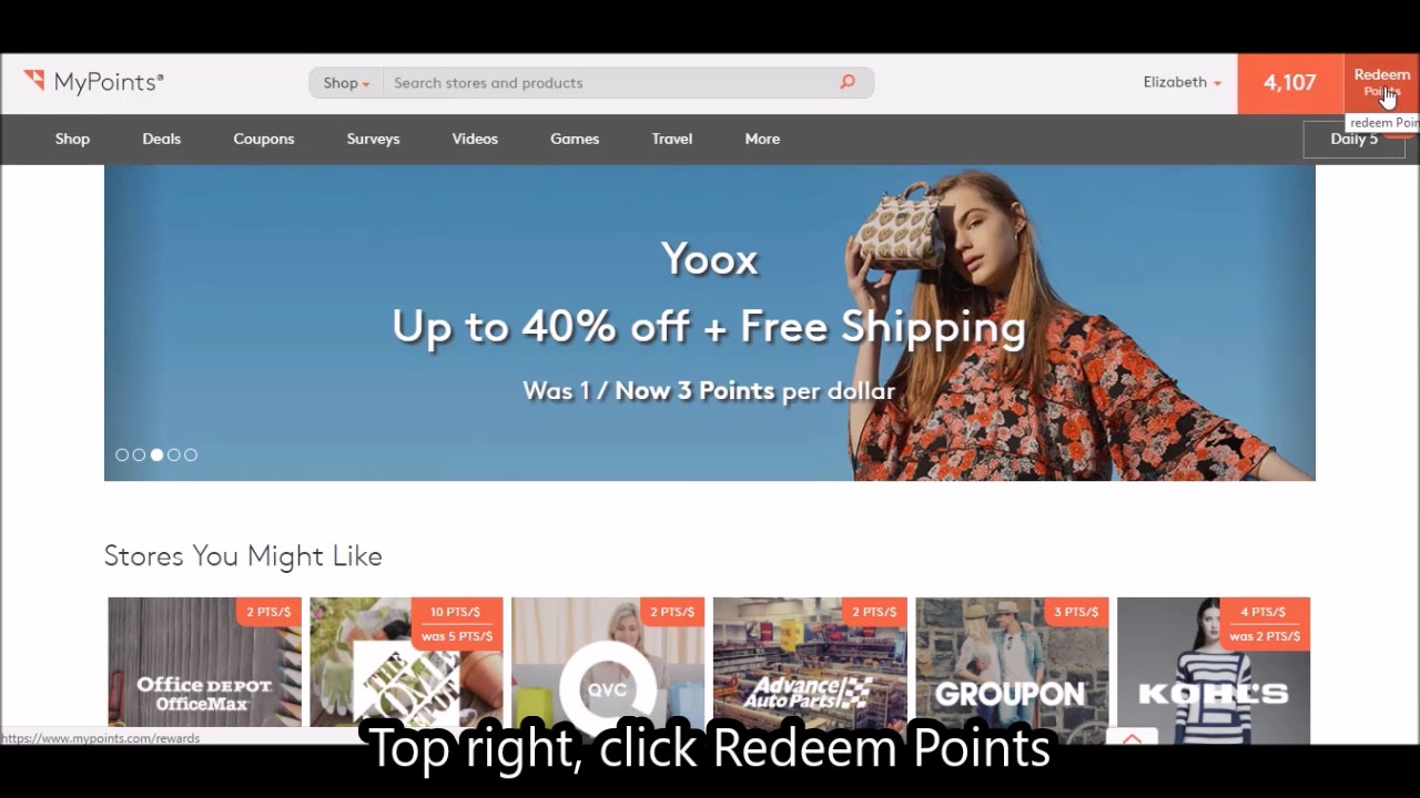 How to Earn points at MyPoints - YouTube
