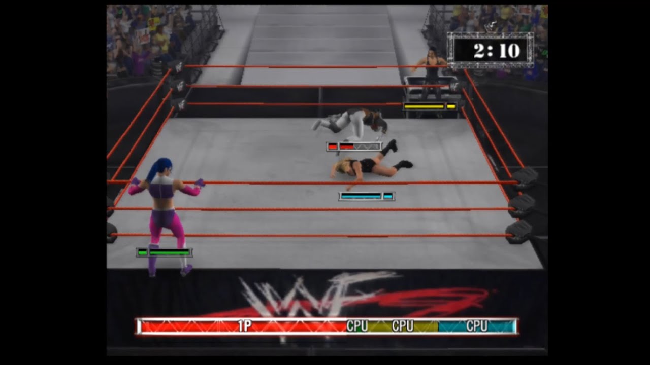 WWF Raw (XBOX) Queen and Valis In a Tornado Tag - YouTube