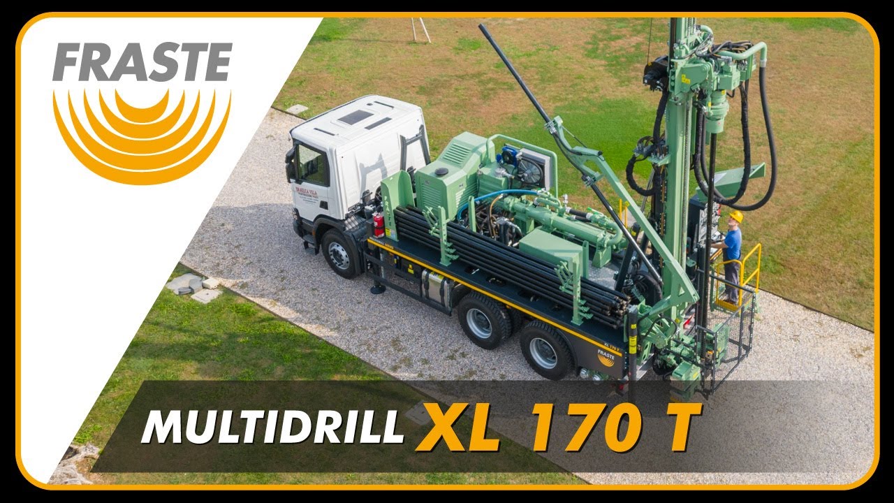 𝗧𝗵𝗲 Fraste MULTIDRILL XL 170 T 𝗶𝘀 𝗮 𝗿𝗲𝘀𝗼𝘂𝗿𝗰𝗲𝗳𝘂𝗹 𝗧𝗥𝗨𝗖𝗞 𝗺𝗼𝘂𝗻𝘁𝗲𝗱 𝗱𝗿𝗶𝗹𝗹𝗶𝗻𝗴 ...