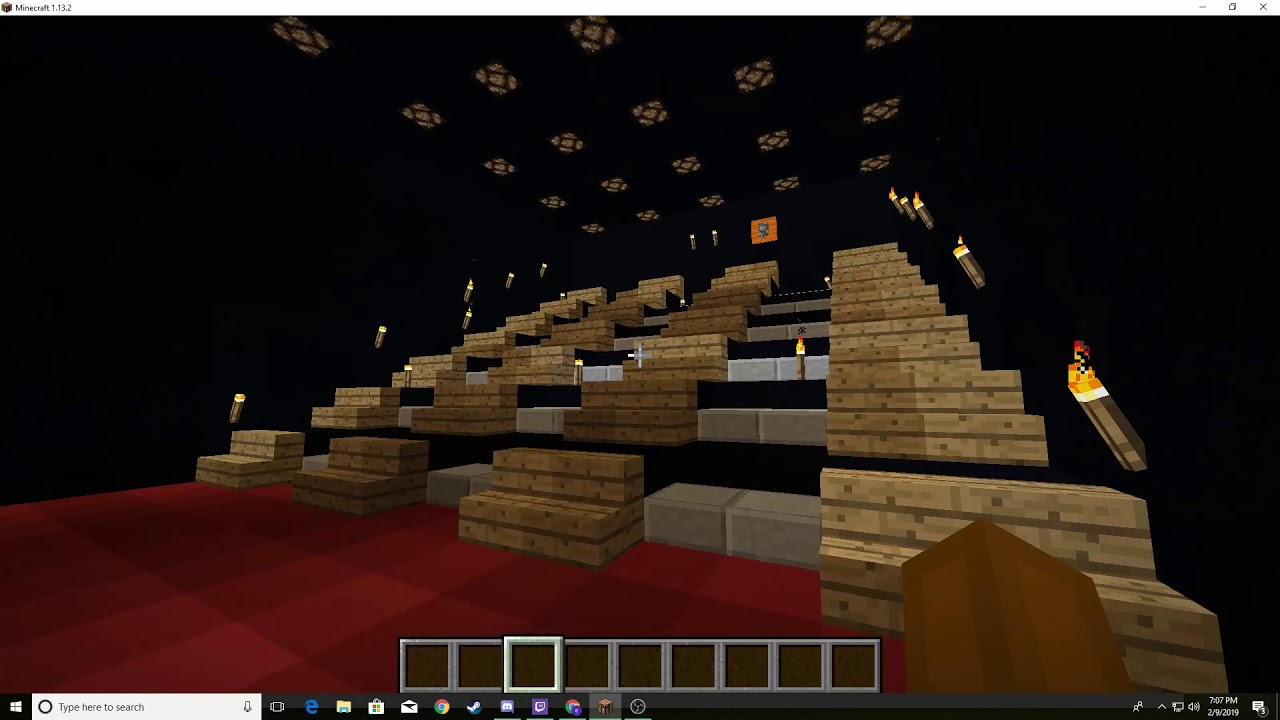 minecraft amc movie theater - YouTube