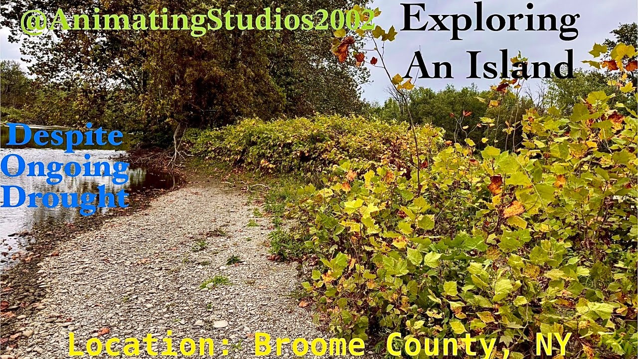Exploring An Island During Low Water Levels - YouTube