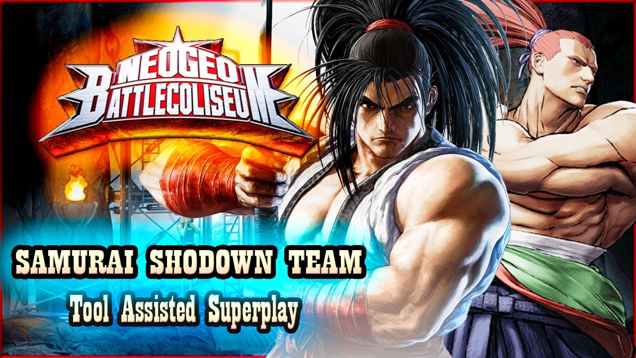 【TAS】NEOGEO BATTLE COLISEUM - SAMURAI SHODOWN TEAM (HAOHMARU & GENJURO ...