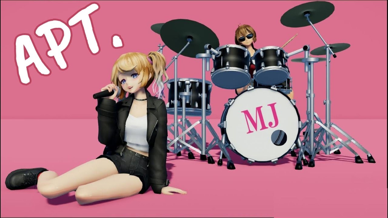 [MMD K-POP] ROSÉ & Bruno Mars - APT. (Minami & Judy) - YouTube