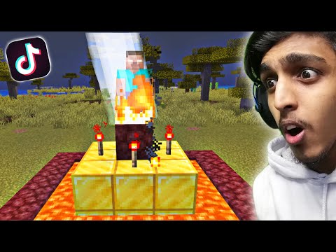SCARY MINECRAFT TIKTOK HACK 😨😱 !! GAME THERAPIST