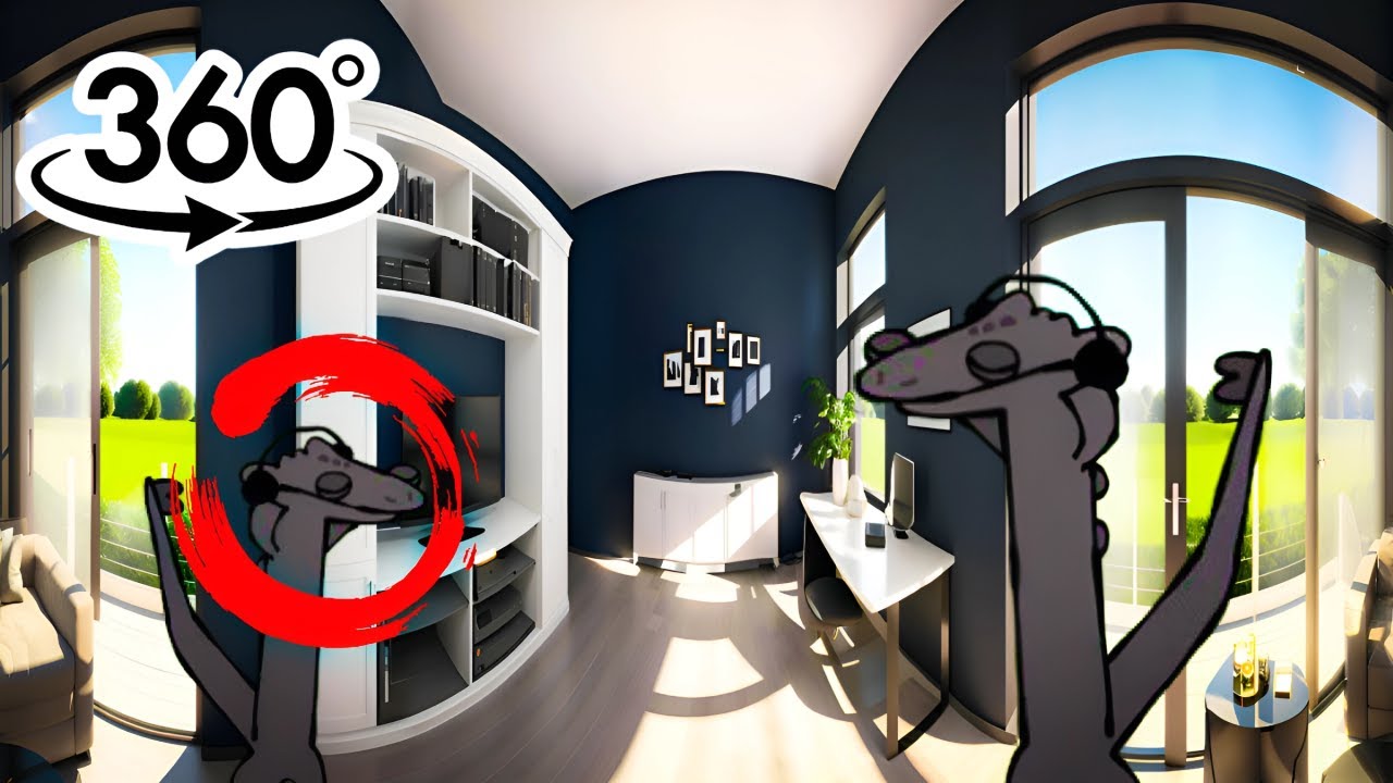 360° Toothless Dancing meme - FIND HIM IN YOUR HAUSE| Video 4K VR 360 ...