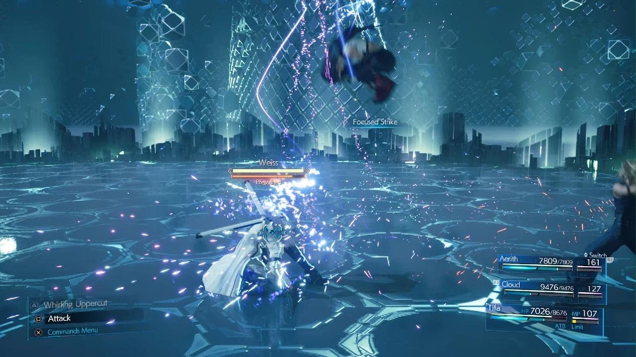 FF7 Remake Intergrade (Intermission): Weiss battle - YouTube