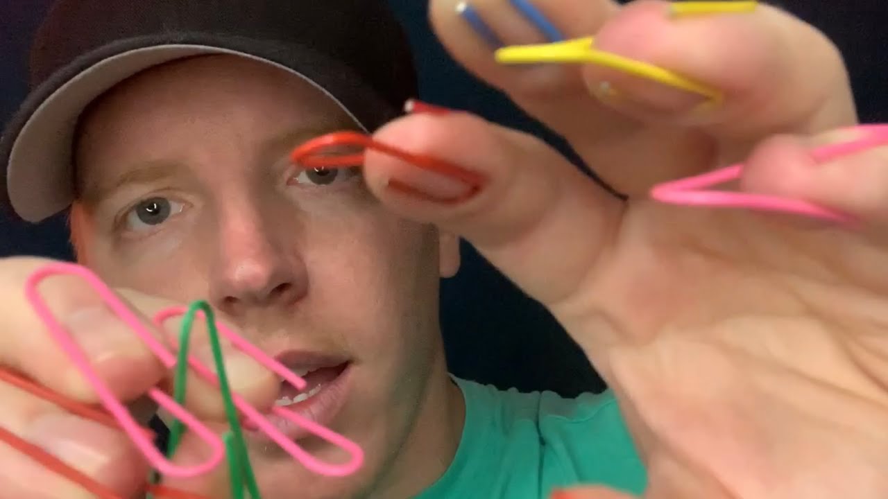 Wednesday Tingles - ASMR Paperclip Fingers - YouTube