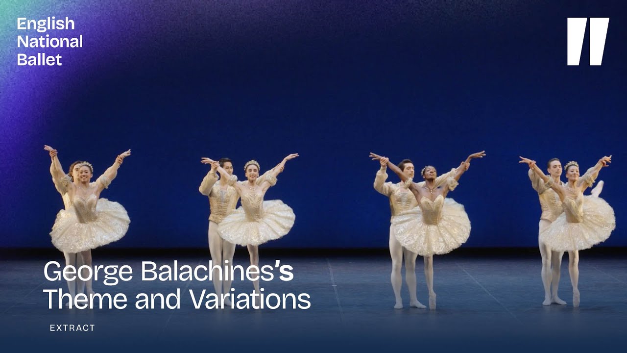 George Balanchine's Theme and Variations: Extract | English National Ballet - YouTube