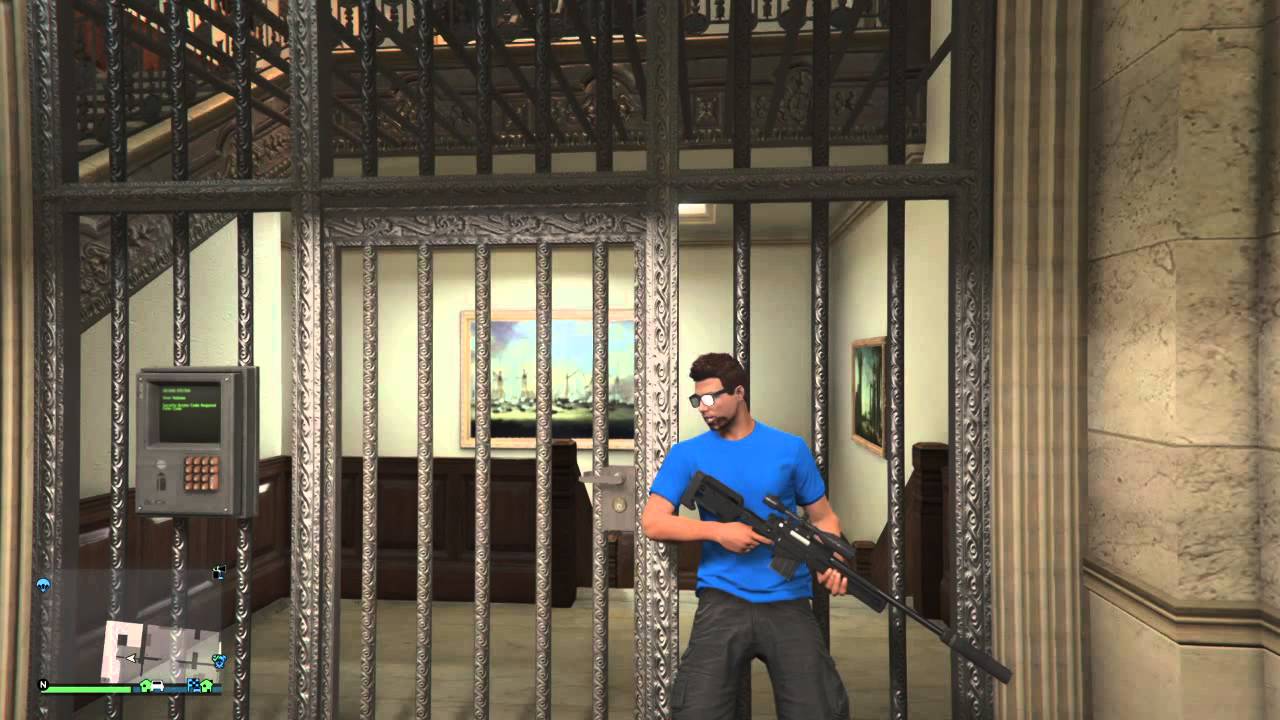 Gta 5-How to get inside Pacific standard bank vault next gen - YouTube