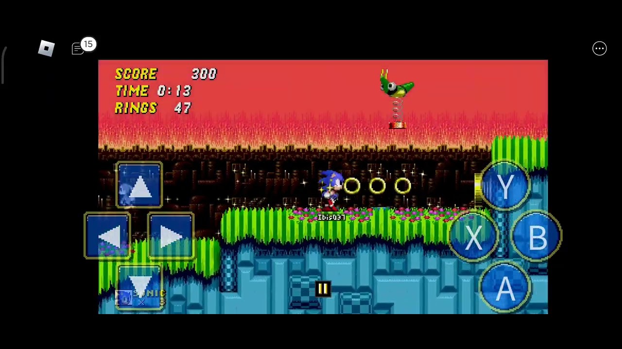 Volcano Valley zone (custom level in Classic Sonic Simulator) - YouTube