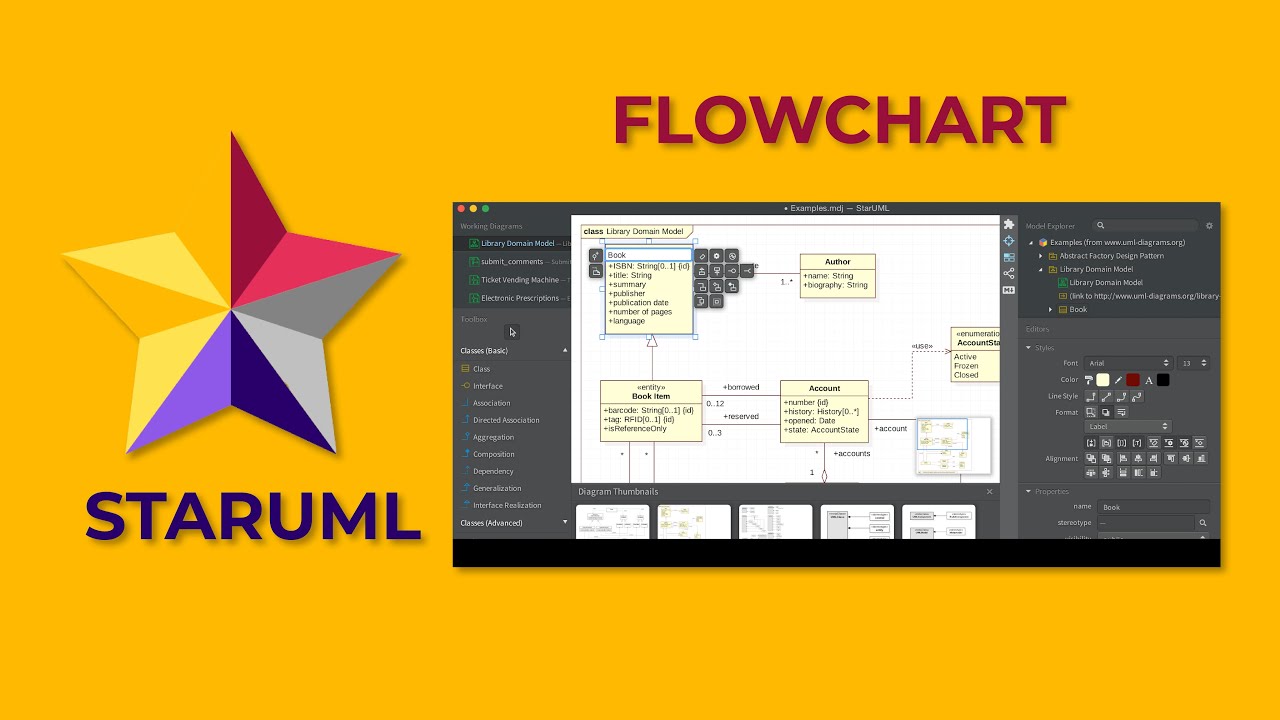 STAR UML || STARUML || GRAPHIC - YouTube