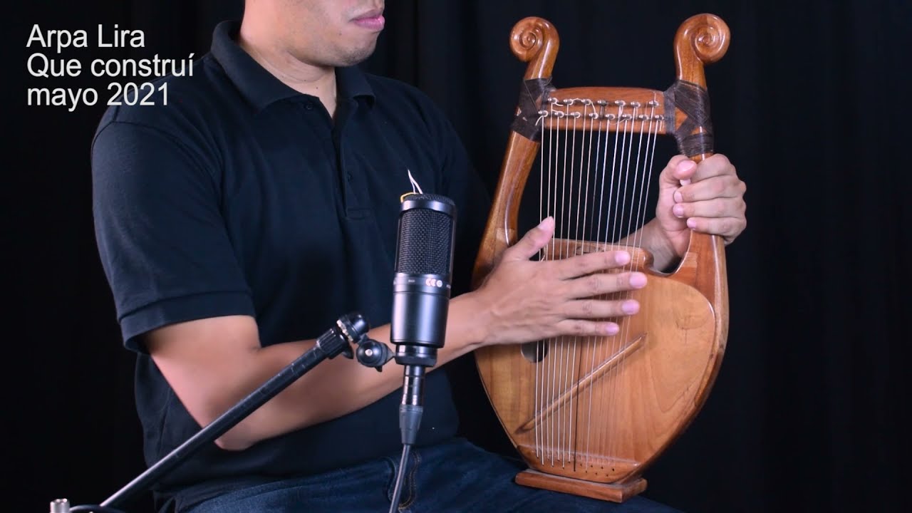 Arpa Lira - prueba de sonido - YouTube