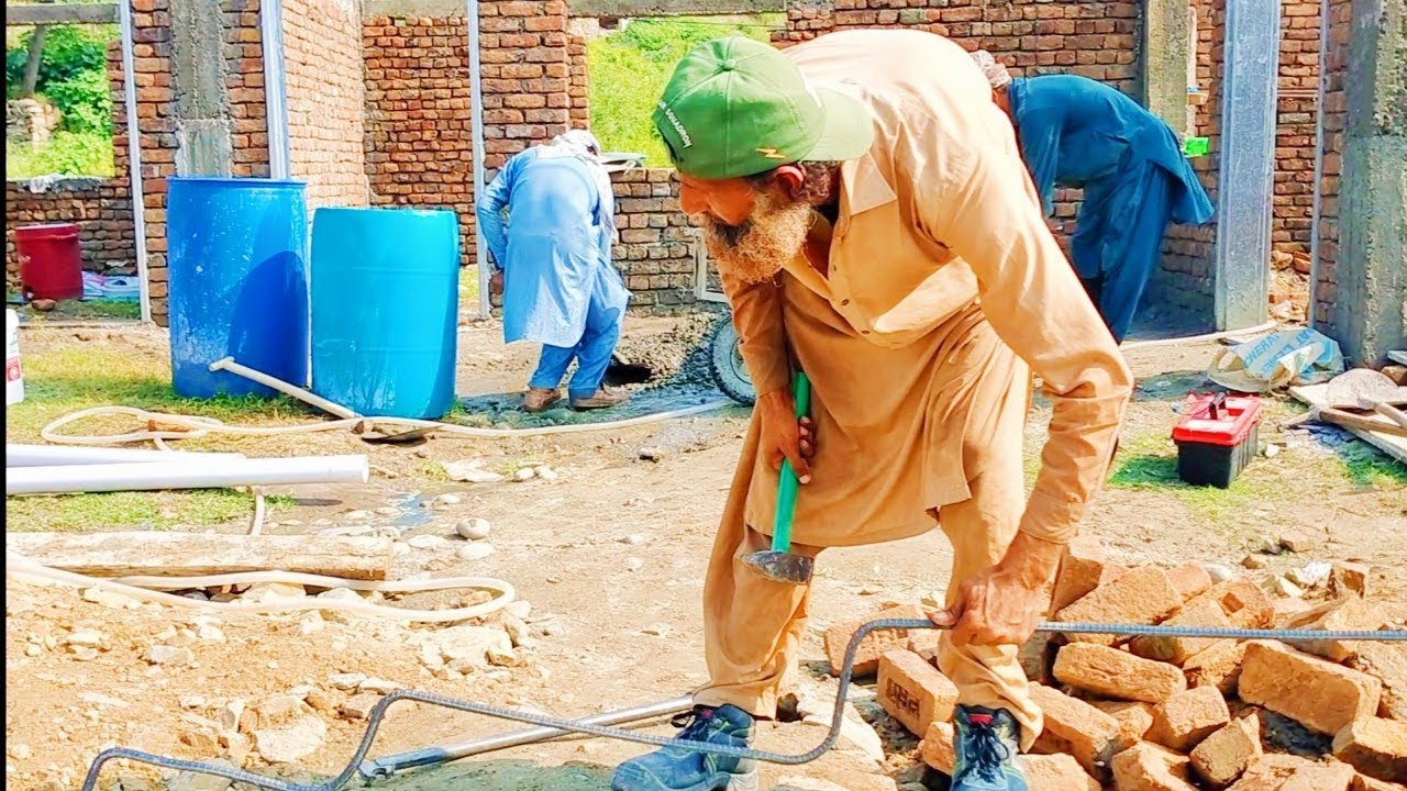 construction hard work - YouTube