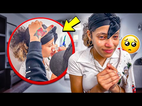 JAZZY GETS A NOSE PIERCING, SHE CRIED **Must Watch**