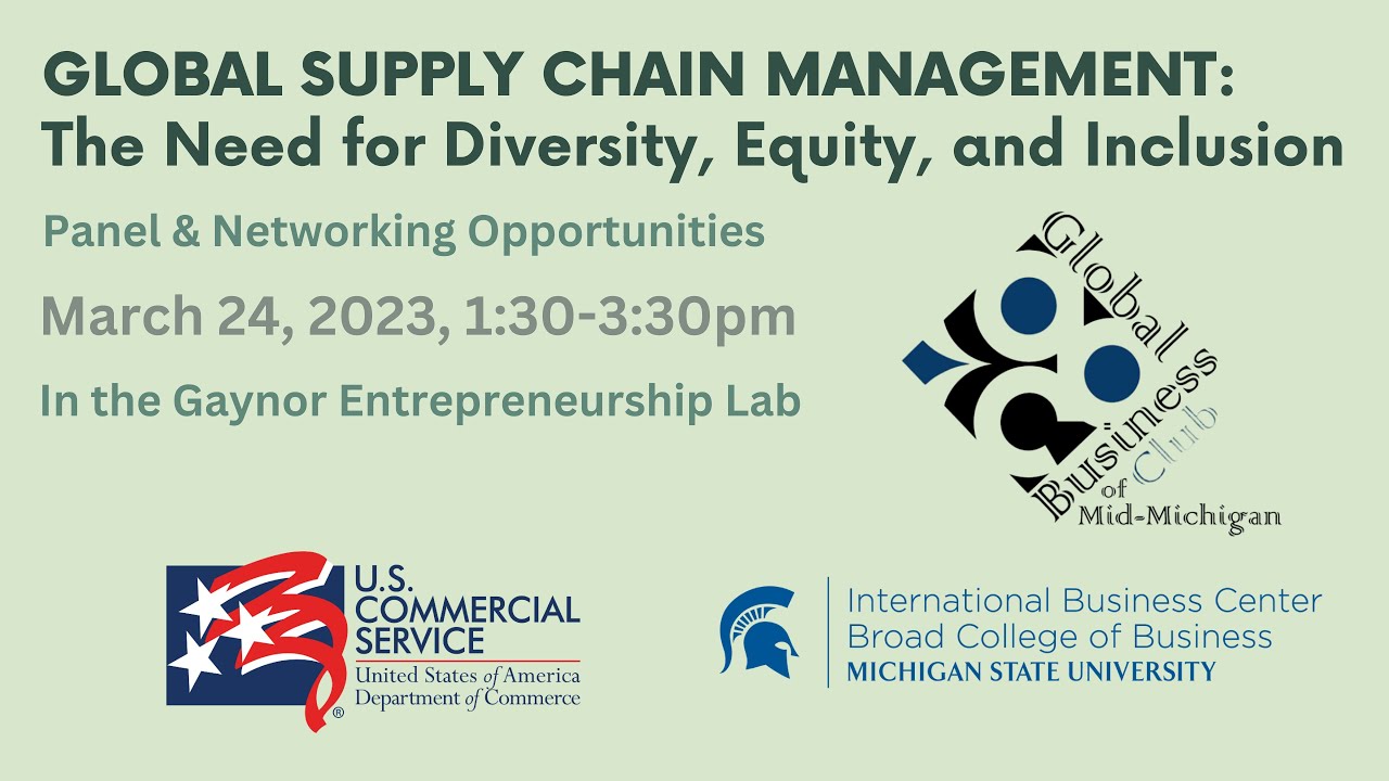 Global Supply Chain Management: The Need for Diversity, Equity, and ...