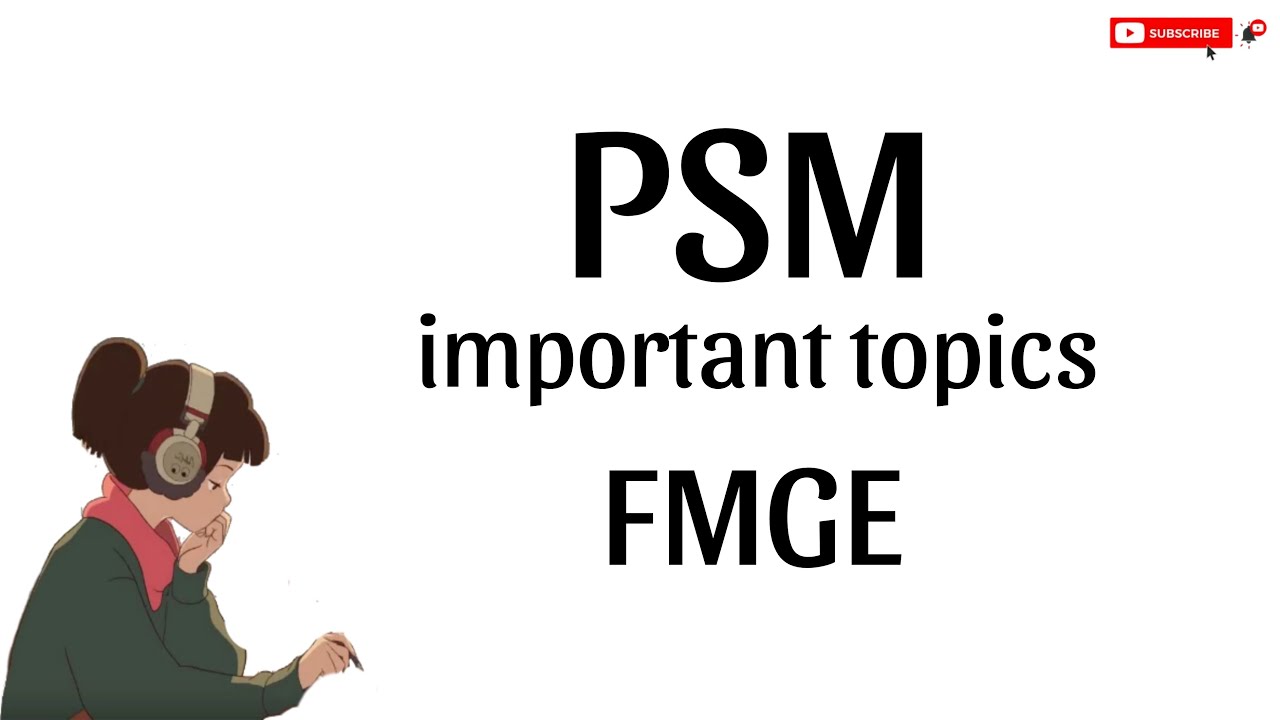 PSM -List of important topics | FMGE #fmge #fmgepreparation #growmed ...