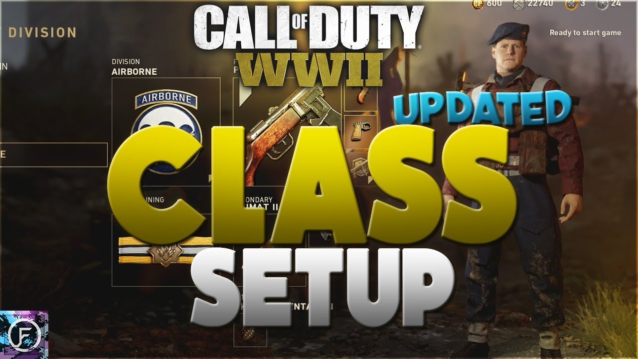 WW2 - UPDATED Best GB/Competitive SnD Class Setup! (CoD WW2) - YouTube