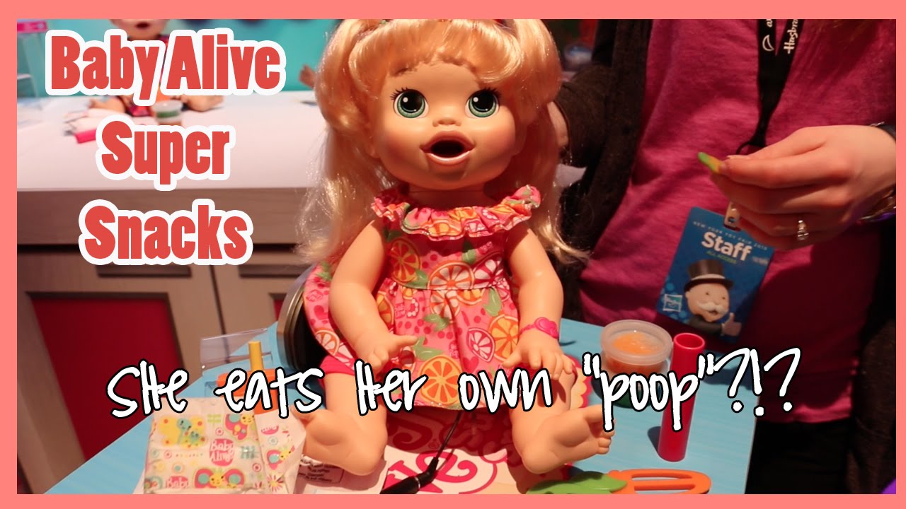 BG Review: Baby Alive Super Snacks - She Eats Her Poop! - YouTube