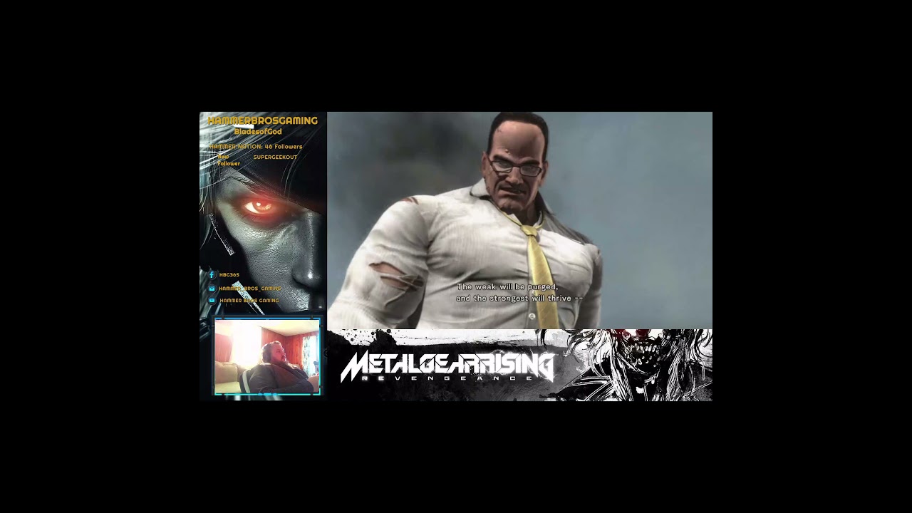 Metal Gear Rising Revengence: Did President Trump use the same speech ...