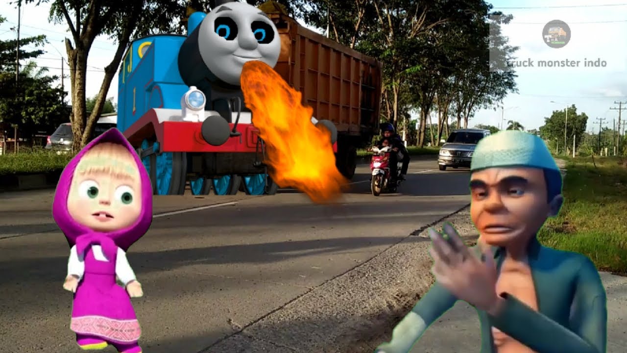 Kereta Api Thomas Hantu Laba-laba, Tayo, Dinosaurus, Naga, Diesel ...