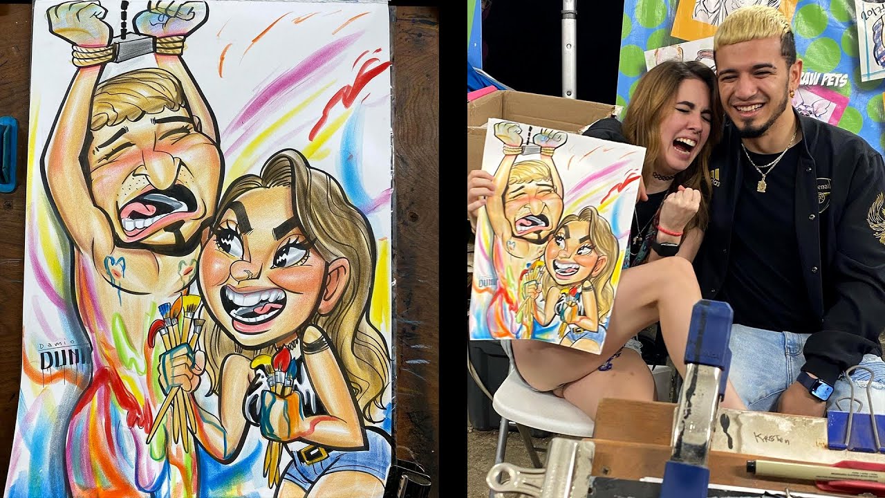 Welcome, to freaky Friday! lol | Hilarious Caricature Drawing and ...