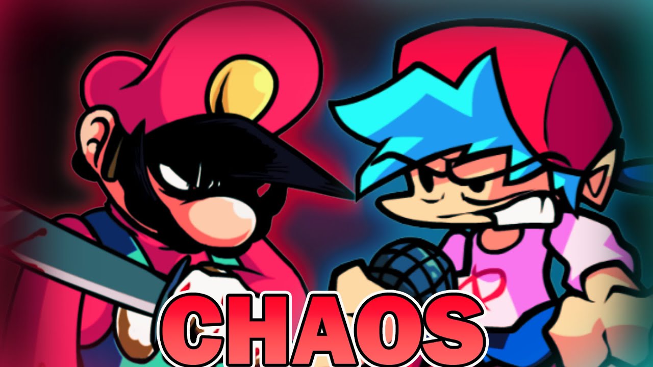 Friday Night Funkin' Mod Devil Mario VS BF (Chaos but Devil Mario sing ...