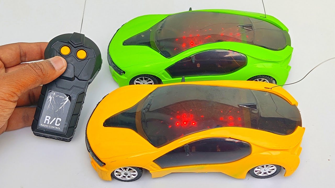 2 rc cars 1 remote control unboxing | Remote Car | Gear toy - YouTube