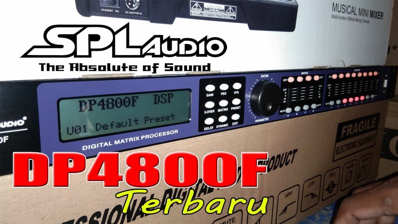 DLMS SPL Audio DP4800F Terbaru Full Fitur , Harga Terjangkau - YouTube