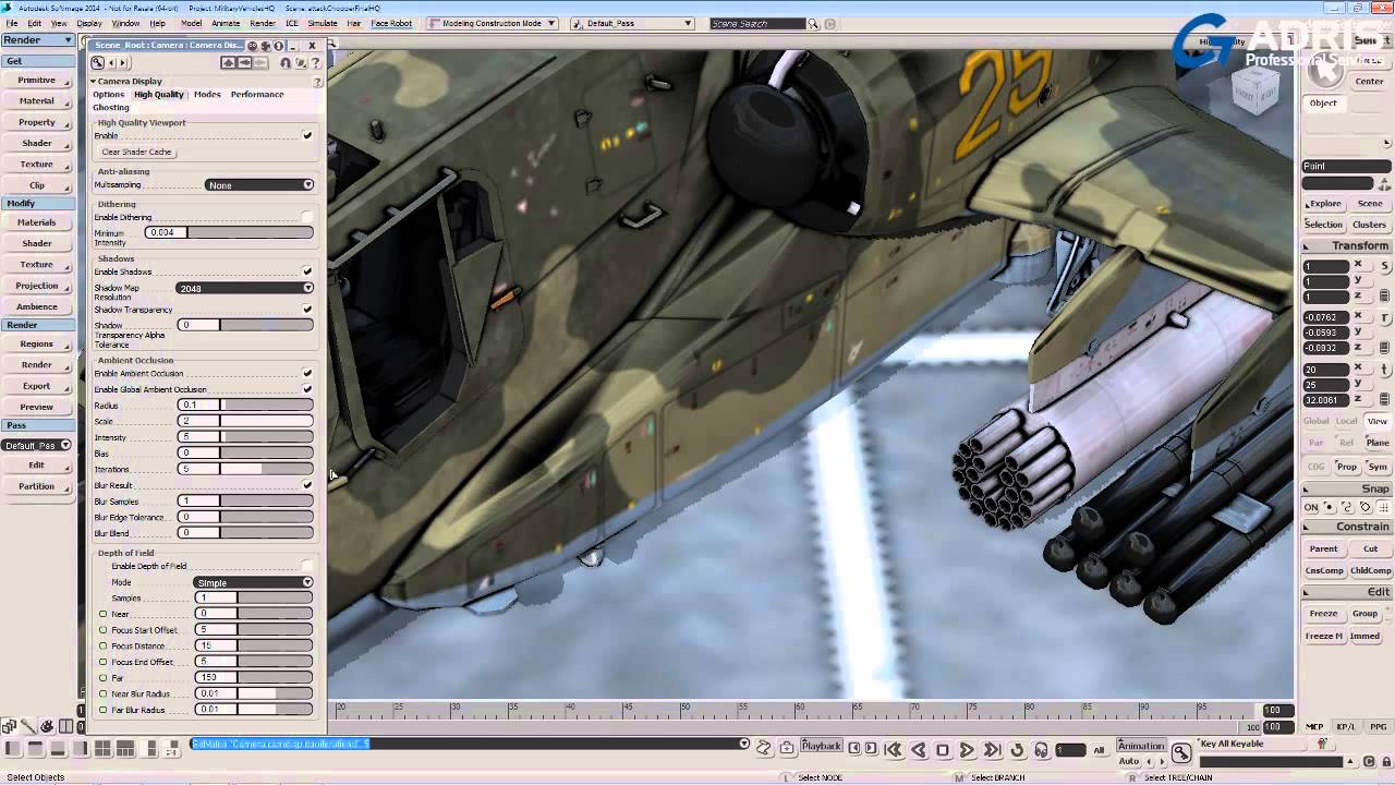 Autodesk Softimage 2014 - High Quality Viewport Improvements - YouTube