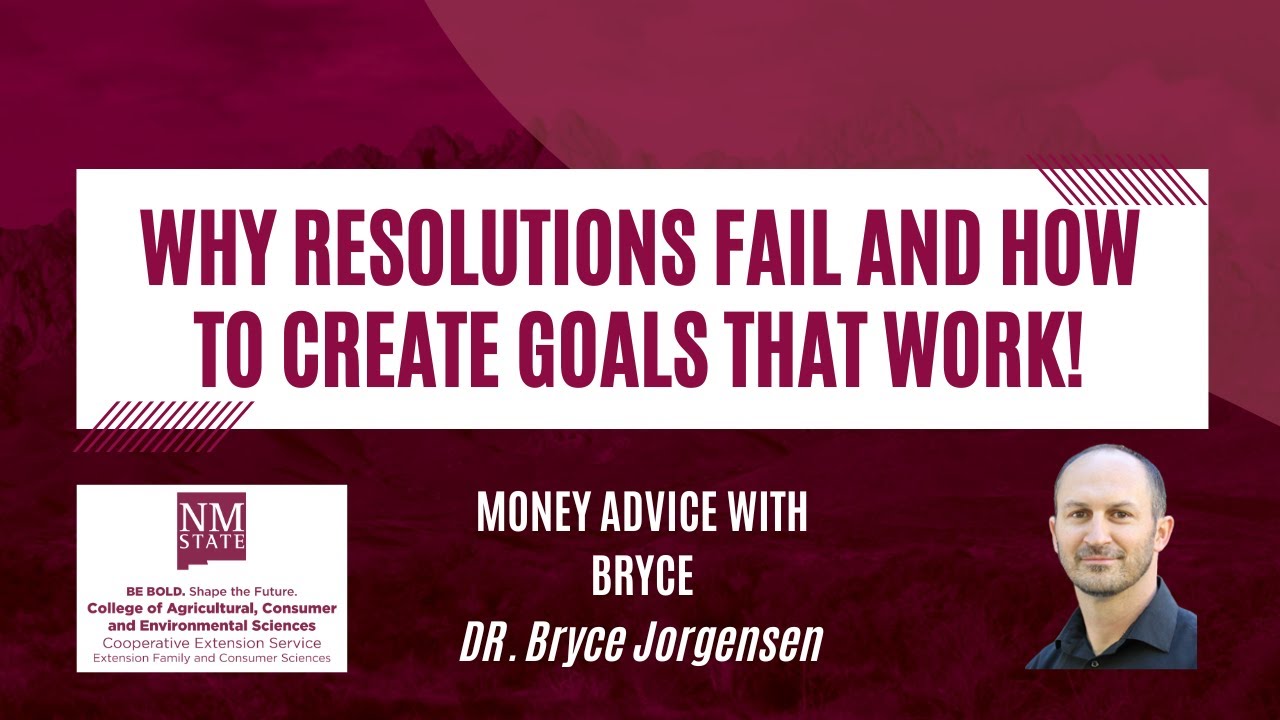 Why Resolutions Fail and How to Create Goals That Work - YouTube