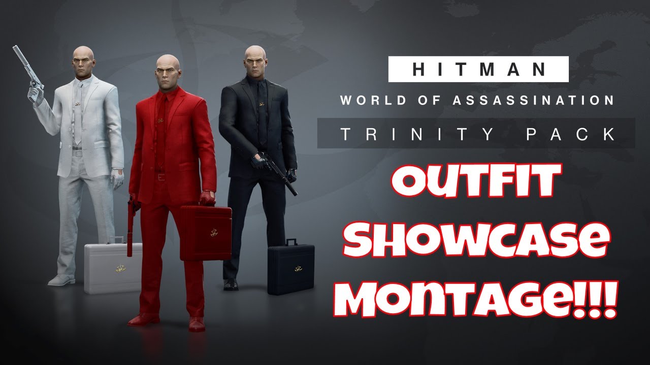 Outfit showcase!! Hitman: World of Assassin Trinity Pack! - YouTube